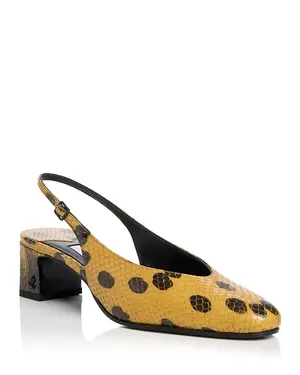 JIMMY CHOO Eyla 45 Slingback Pumps - Cigar/black