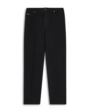 Emporio Armani Cotton & Hemp Blend Regular Fit Jeans