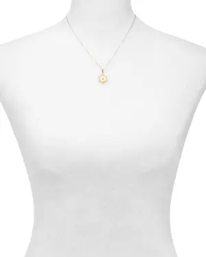 Aqua Sun Pendant Necklace
