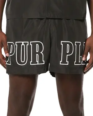 PURPLE BRAND Everyday Lined Shorts - Black
