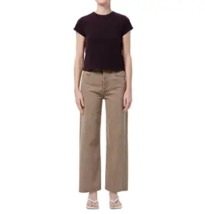 AGOLDE Ren High Rise Wide Leg Jeans - Trail