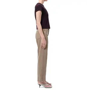 AGOLDE Ren High Rise Wide Leg Jeans - Trail