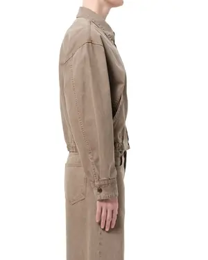 AGOLDE Nile Denim Bomber Jacket - Trail