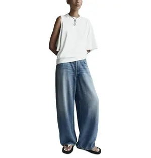 AGOLDE Shoulder Cut Out T-shirt