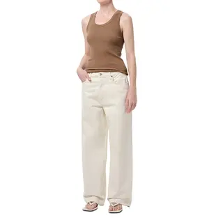 AGOLDE Poppy Scoop Neck Tank - Hamoa