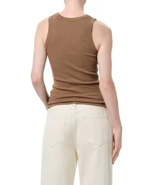 AGOLDE Poppy Scoop Neck Tank - Hamoa