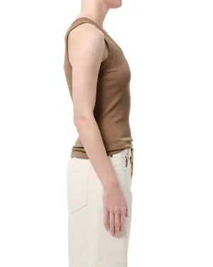 AGOLDE Poppy Scoop Neck Tank - Hamoa
