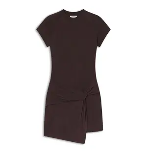 AGOLDE Kerri Draped Overlay Mini Dress