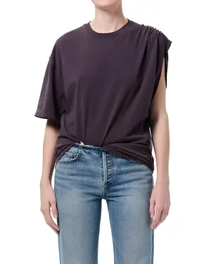 AGOLDE Roma One-shoulder T-shirt - Shade