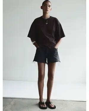 AGOLDE Theo Cape T-shirt - Tone
