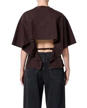 AGOLDE Theo Cape T-shirt - Tone