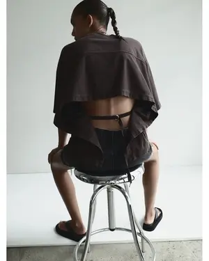 AGOLDE Nye Low Slung Vintage Shorts - Translation