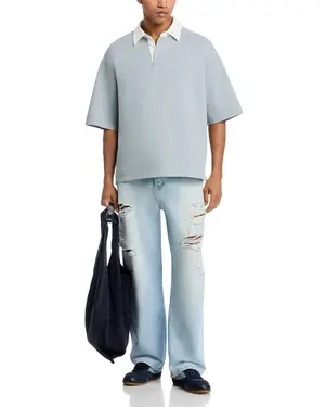 FRAME Short Sleeve Rugby Polo
