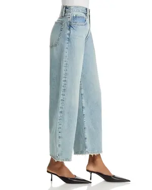FRAME The Bow High Rise Crop Jeans