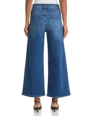 FRAME Le Slim Palazzo Crop High Rise Jeans