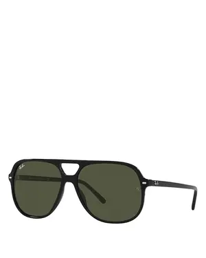 Ray-ban Bill Square Sunglasses, 56mm - Black