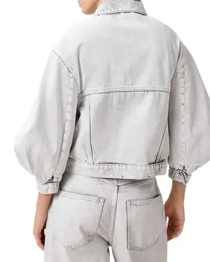ALLSAINTS Luca Denim Jacket - Bleached Grey