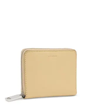 ALLSAINTS Lena Hex Small Leather Wallet - Mellow Yellow