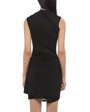 Helmut Lang Draped Knot Mini Dress