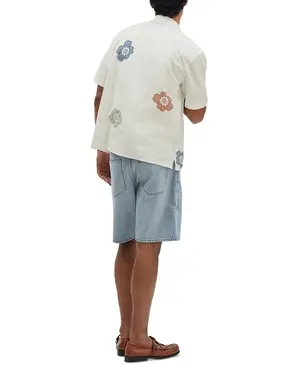 WAX LONDON Didcot Floral Graphic Shirt