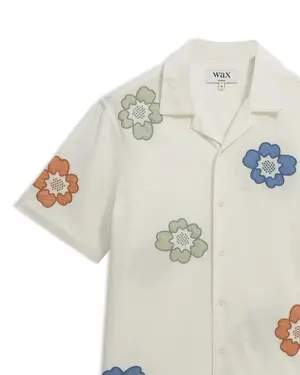 WAX LONDON Didcot Floral Graphic Shirt
