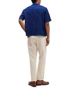 WAX LONDON Curzon Weaving Shapes Graphic Shirt
