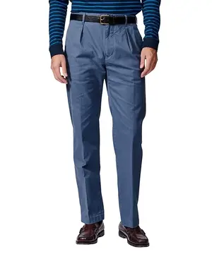 Aubin Mareham Relaxed Fit Suit Trousers - Washed Blue