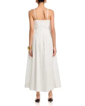 MILLY Crochet Maxi Dress