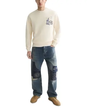 Scotch & Soda Graphic Crewneck Sweatshirt