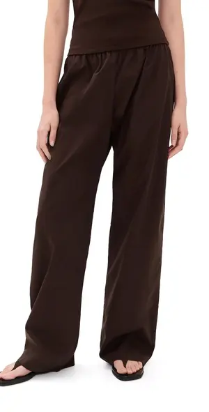 Donni. The Pop Simple Pants - Espresso
