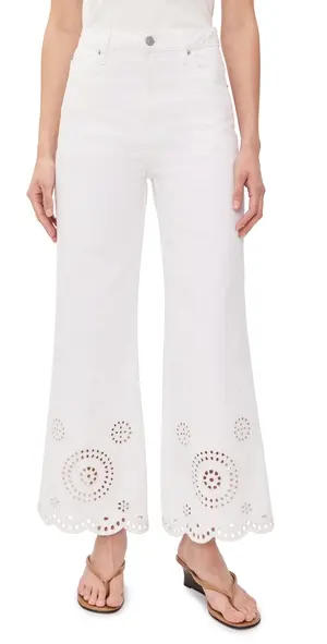 Women's Eyelet Design Jeans