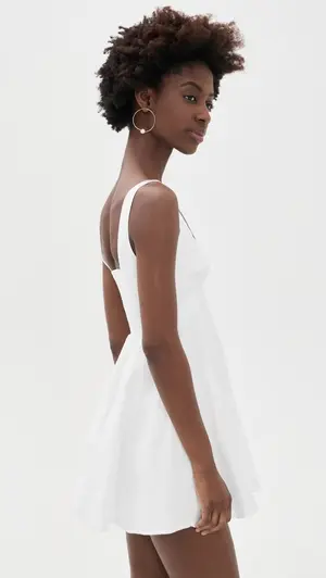 LoveShackFancy Nabi Dress - White