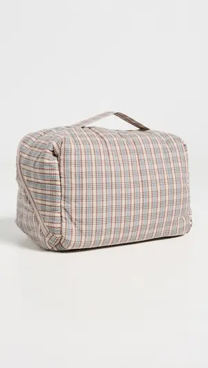 DAMSON MADDER Large Check Wash Bag