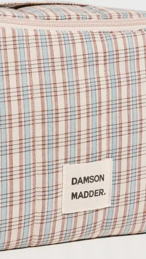 DAMSON MADDER Large Check Wash Bag