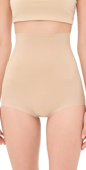 Commando Zone Smoothing High Waisted Briefs - Beige