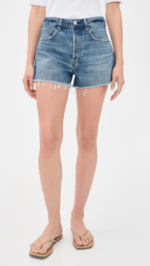 Moussy Vintage Natick Denim Shorts
