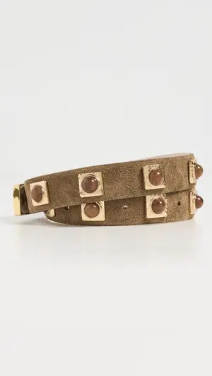 AUREUM Suede Studded Belt