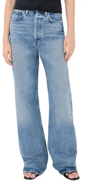 AGOLDE Vintage Loose Fit Jeans With Button Fly - Outbreak
