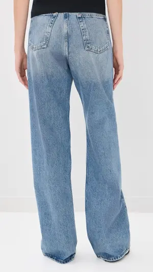 AGOLDE Vintage Loose Fit Jeans With Button Fly - Outbreak