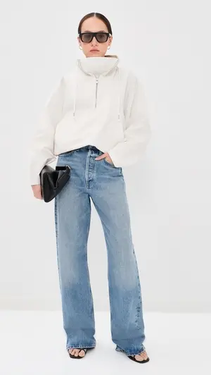 AGOLDE Vintage Loose Fit Jeans With Button Fly - Outbreak