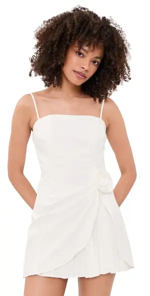 Astr The Label Blake Dress With Floral Applique