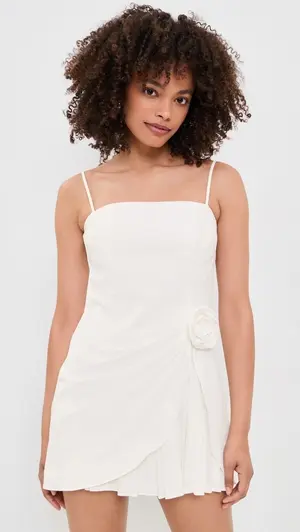 Astr The Label Blake Dress With Floral Applique