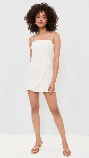 Astr The Label Blake Dress With Floral Applique