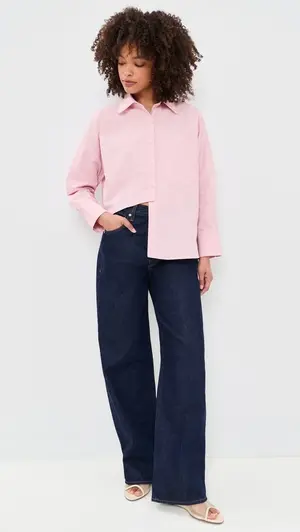 Secular Carter Striped Poplin Button-down Shirt