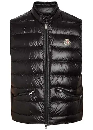 Moncler High Neck Vests For Men