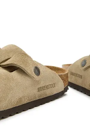 BIRKENSTOCK Boston Suede Clogs