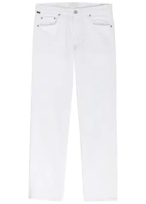 Citizens Of Humanity Elijah Relaxed Straight-leg Jeans - White