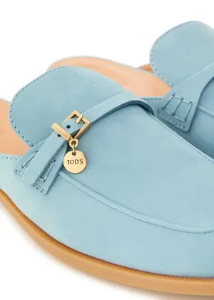 TOD'S Gommino Nubuck Sliders