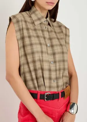 Acne Studios Checked Wool Shirt