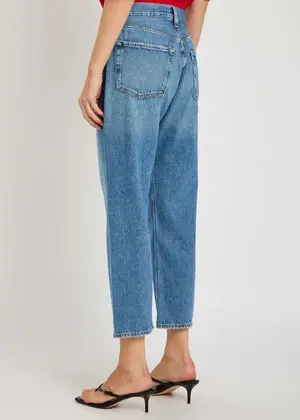 Citizens Of Humanity Winslow Boyfriend Cropped Jeans - Blue